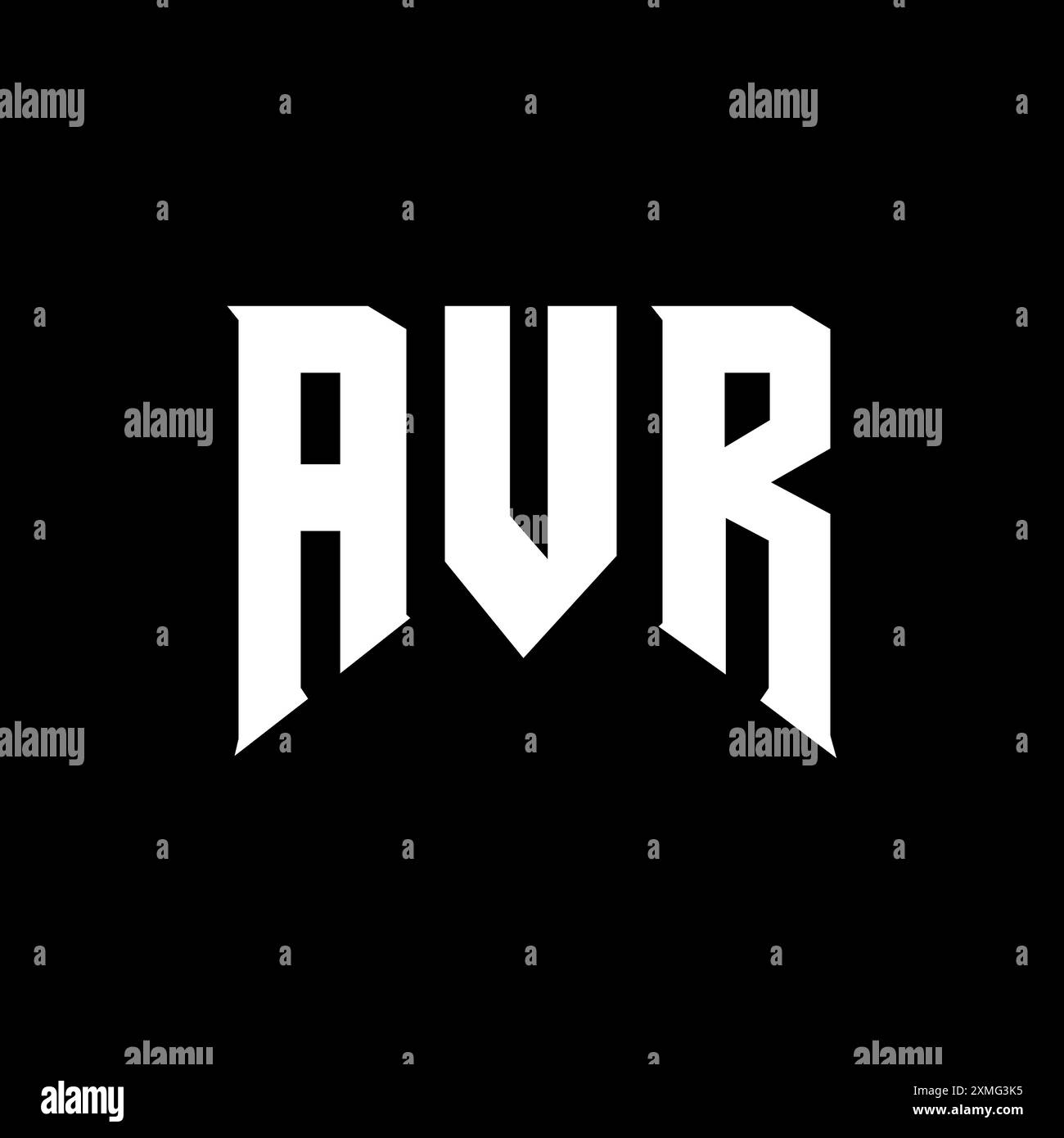 AVR letter logo design for technology company. AVR logo design black ...