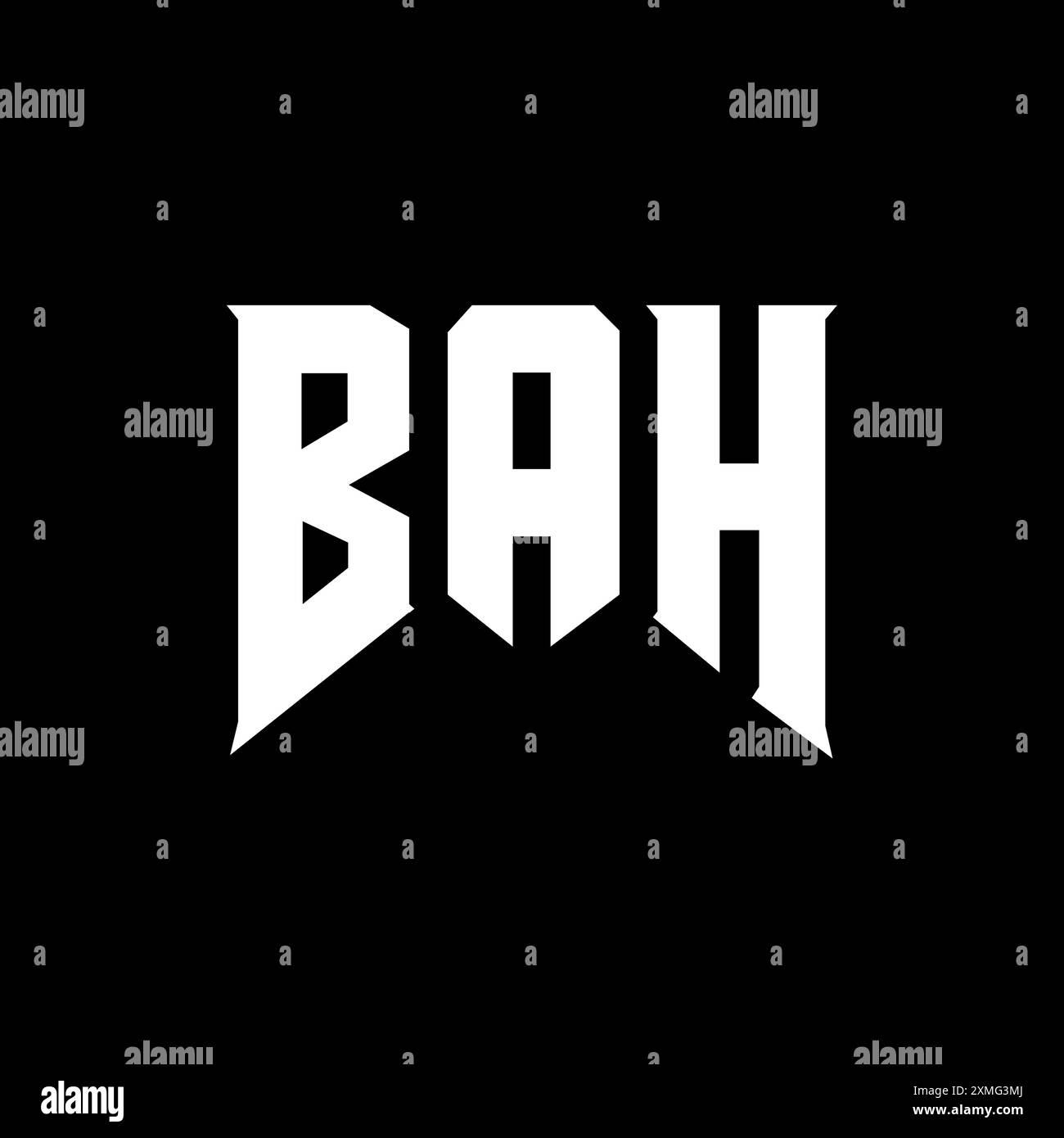 Bah logo design Black and White Stock Photos & Images - Alamy