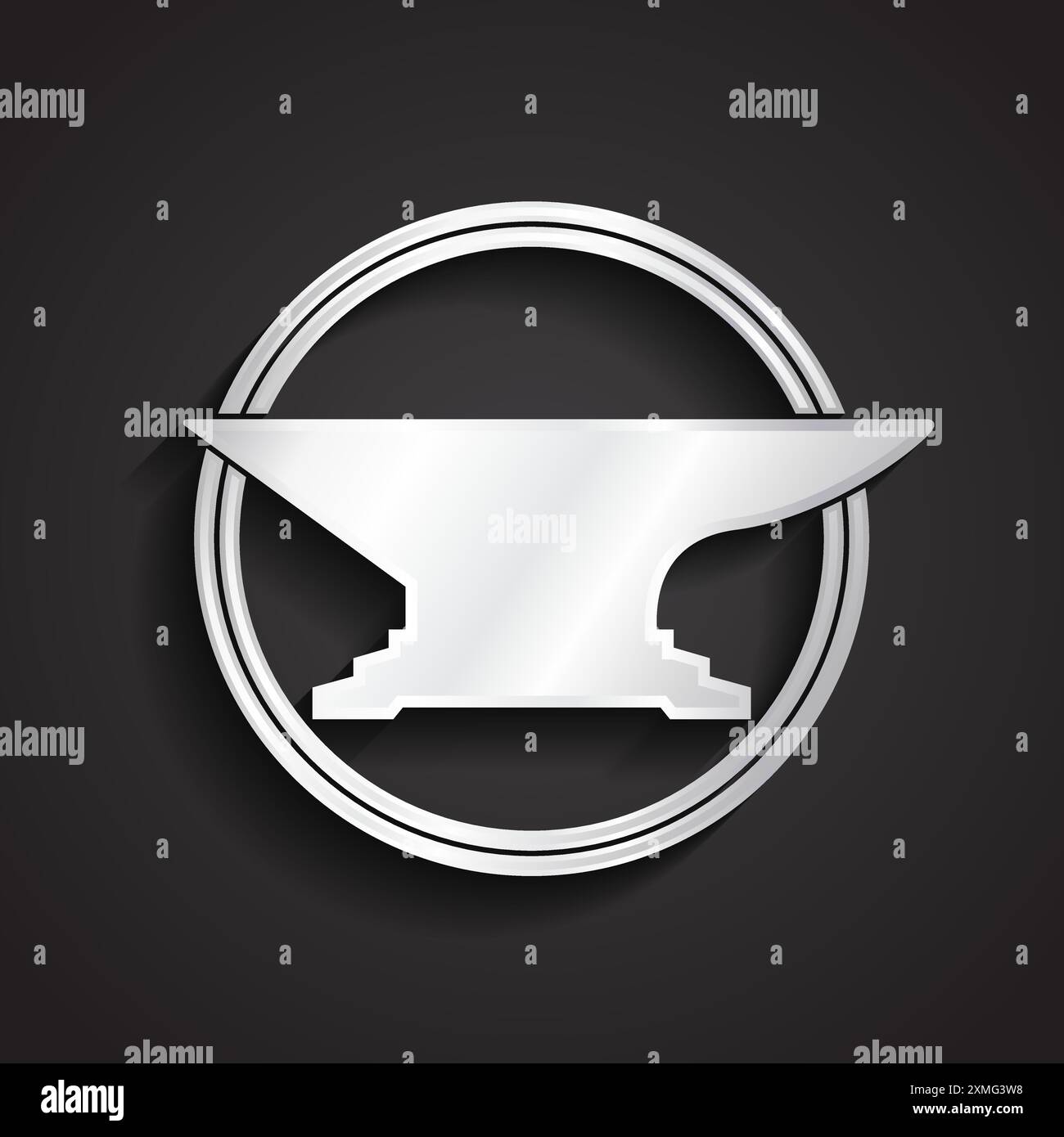 Metal logo hi-res stock photography and images - Alamy