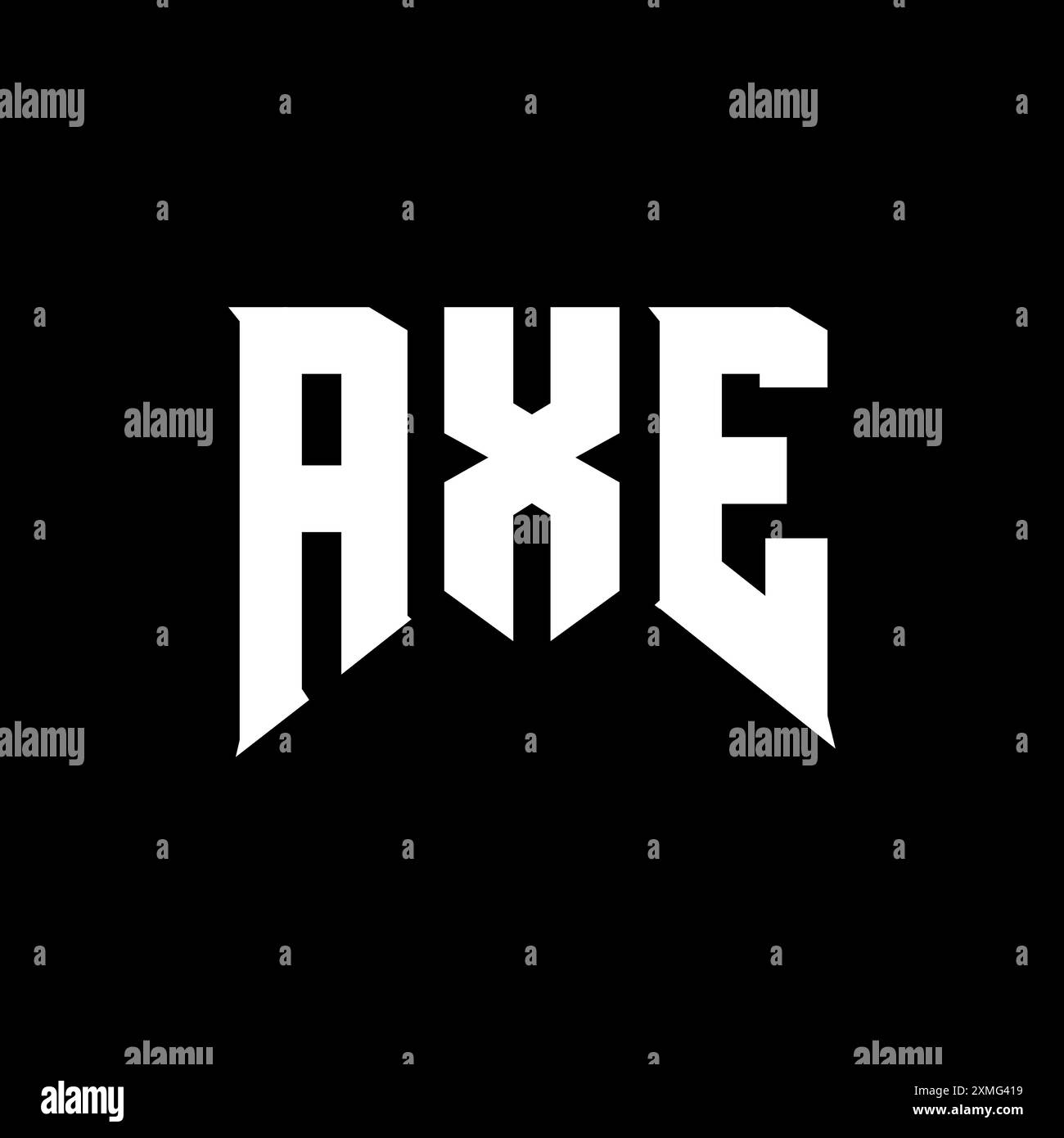 Axe technology company logo hi-res stock photography and images - Alamy