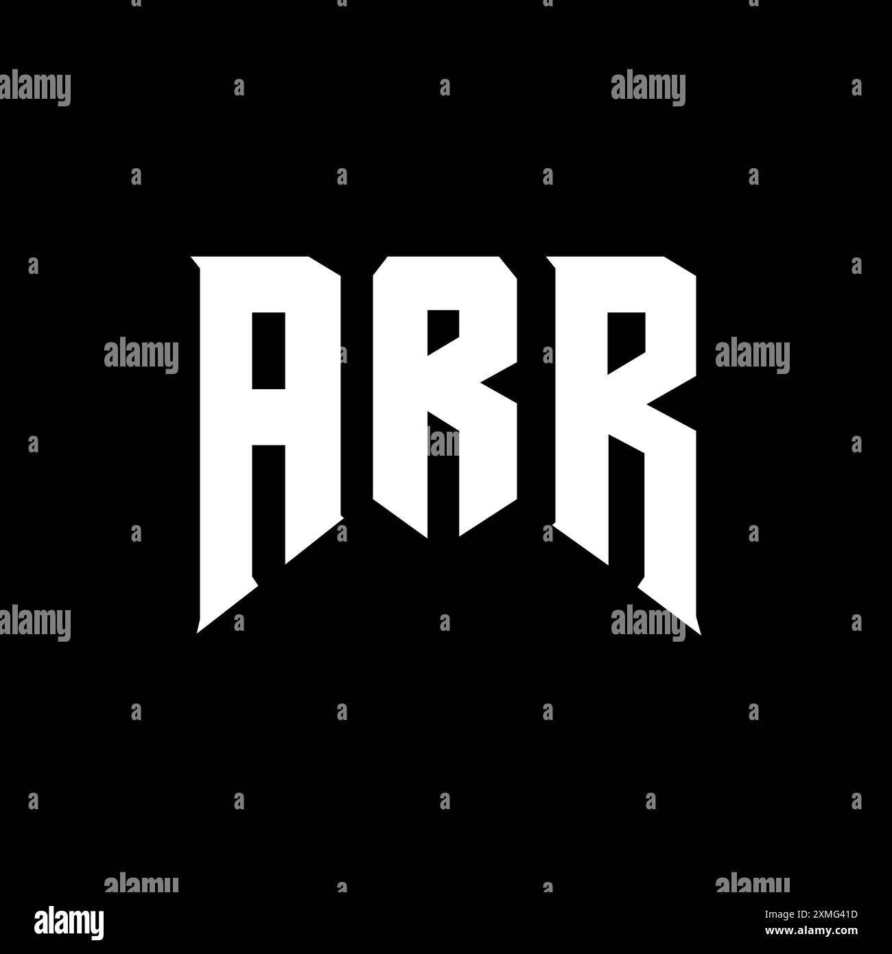 Arr logo design hi-res stock photography and images - Alamy