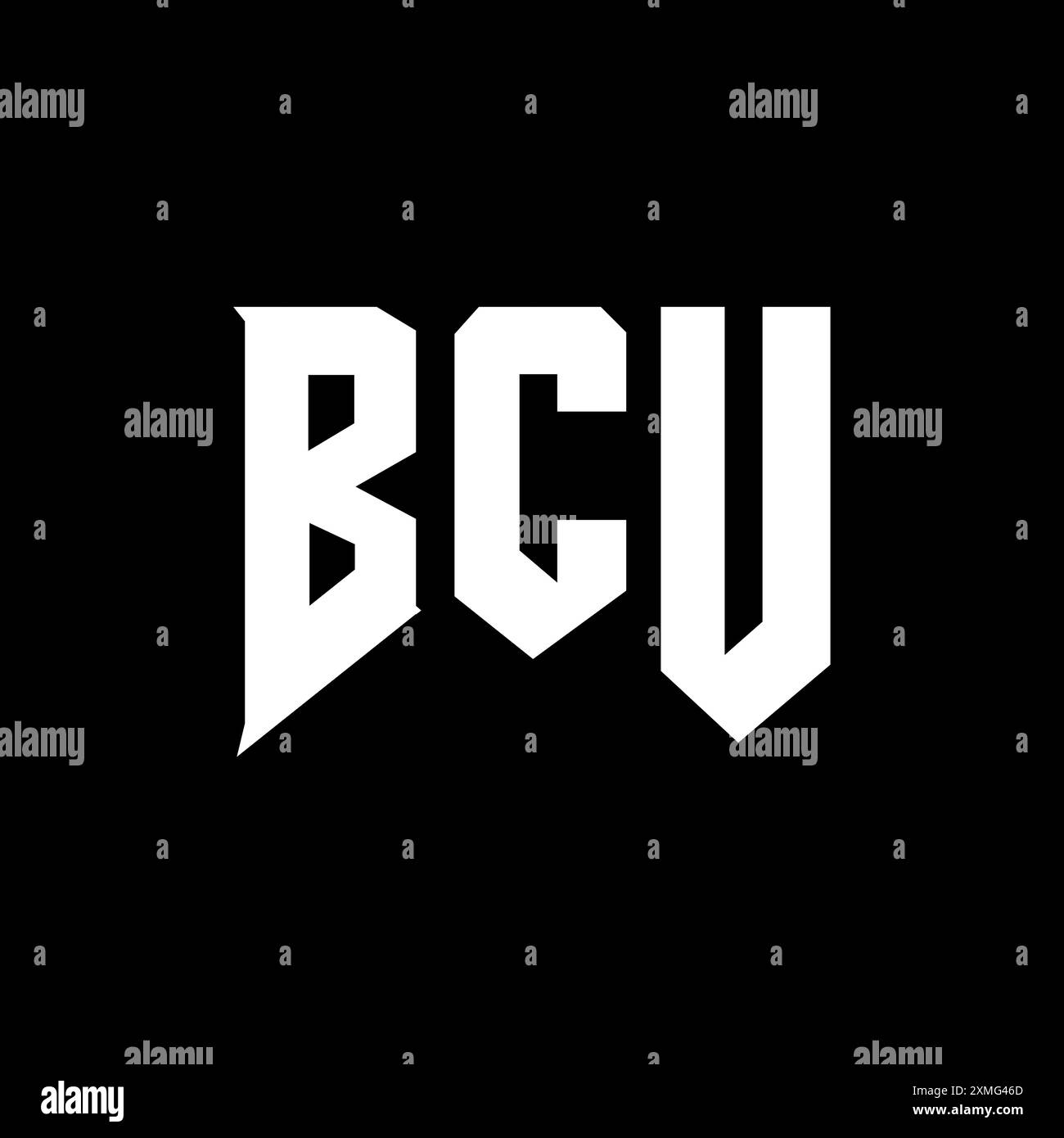 Bcu logo design Stock Vector Images - Alamy