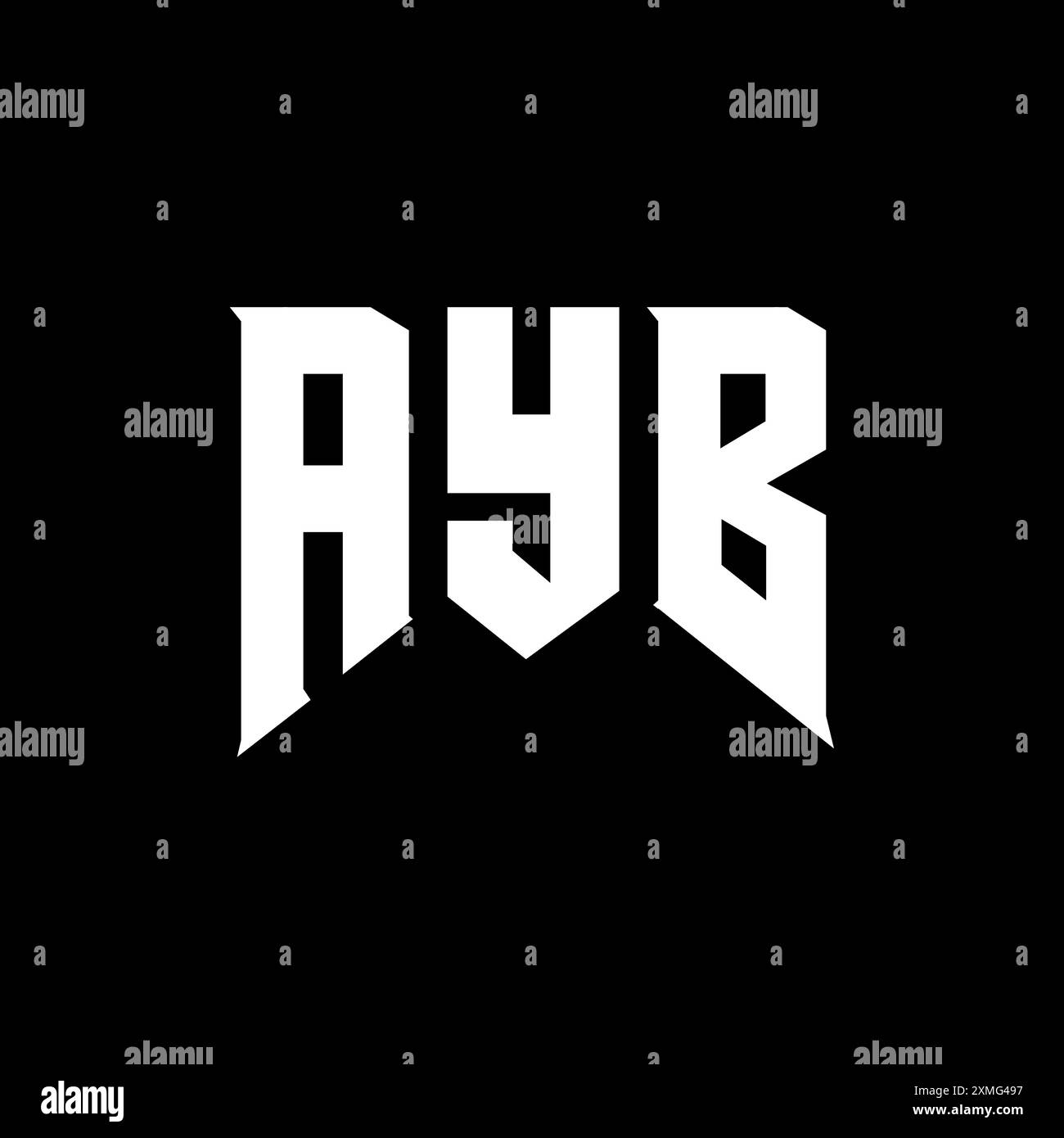 Ayb logo design hi-res stock photography and images - Alamy