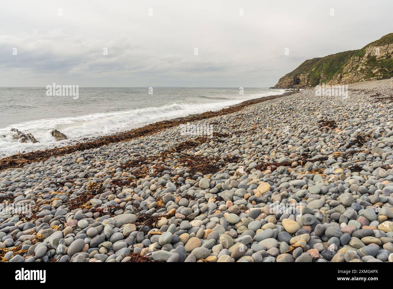 The Irish Sea Coast at Port Castle Bay, Dumfries and Galloway, Scotland ...