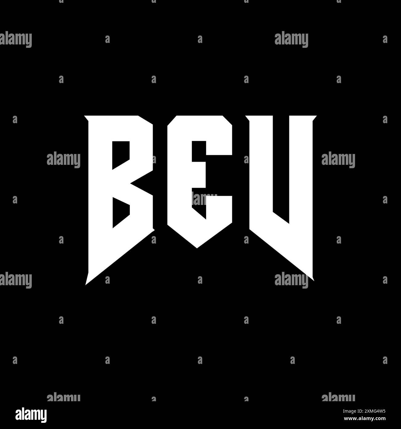 BEV letter logo design for technology company. BEV logo design black ...