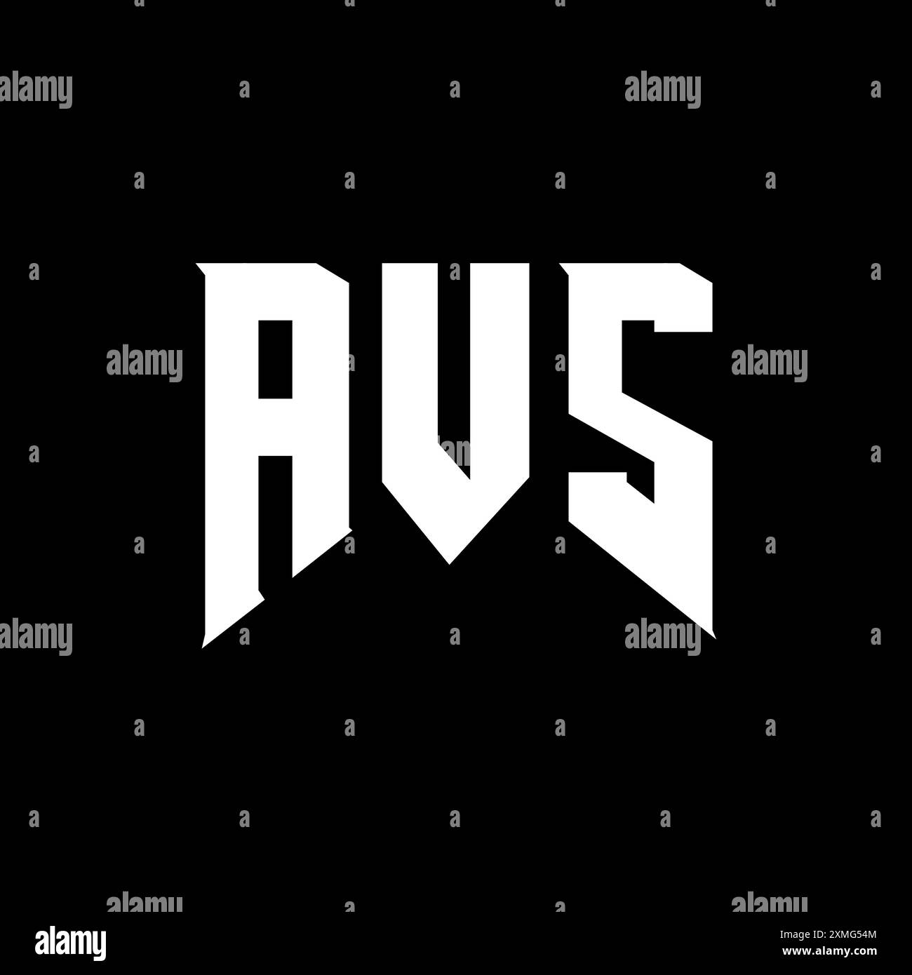 Avs logo design Stock Vector Images - Alamy