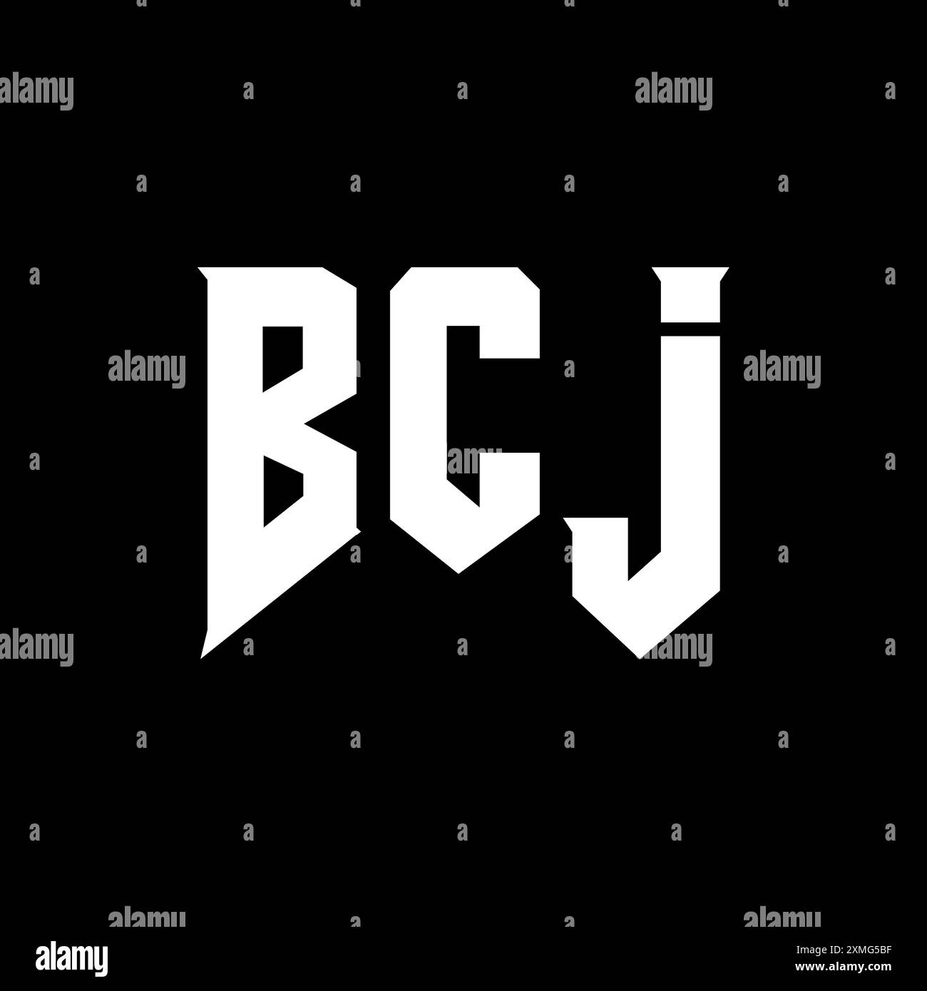 BCJ letter logo design for technology company. BCJ logo design black ...