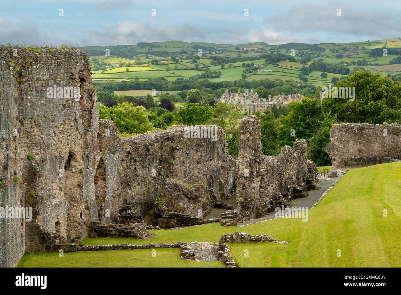 Denbigh Castle, Denbigh, Wales Stock Photo - Alamy