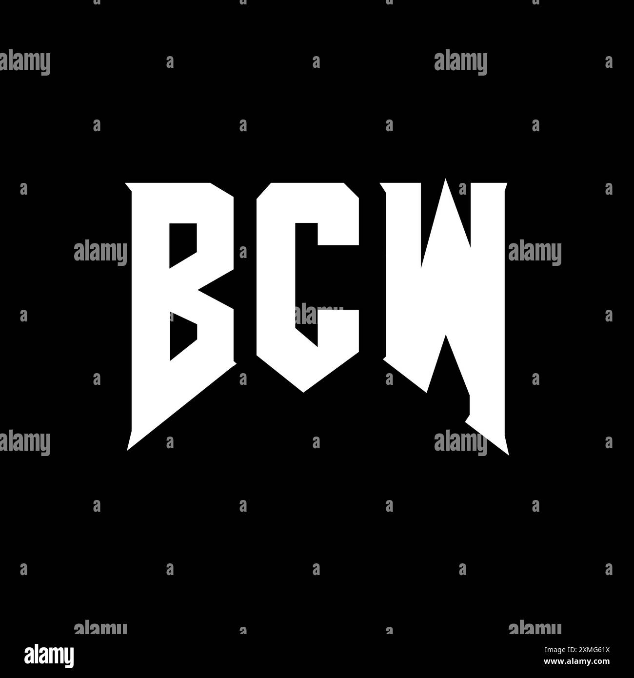 Bcw logo design hi-res stock photography and images - Alamy