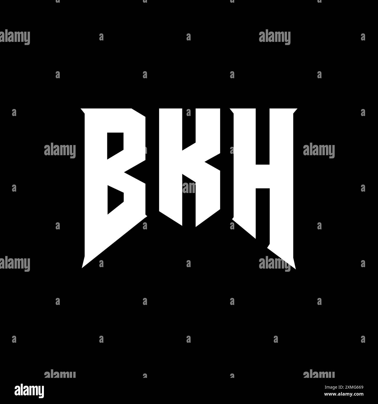 Bkh logo design hi-res stock photography and images - Alamy