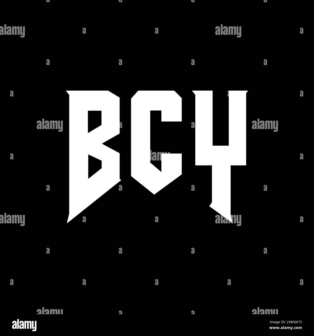 BCY letter logo design for technology company. BCY logo design black ...