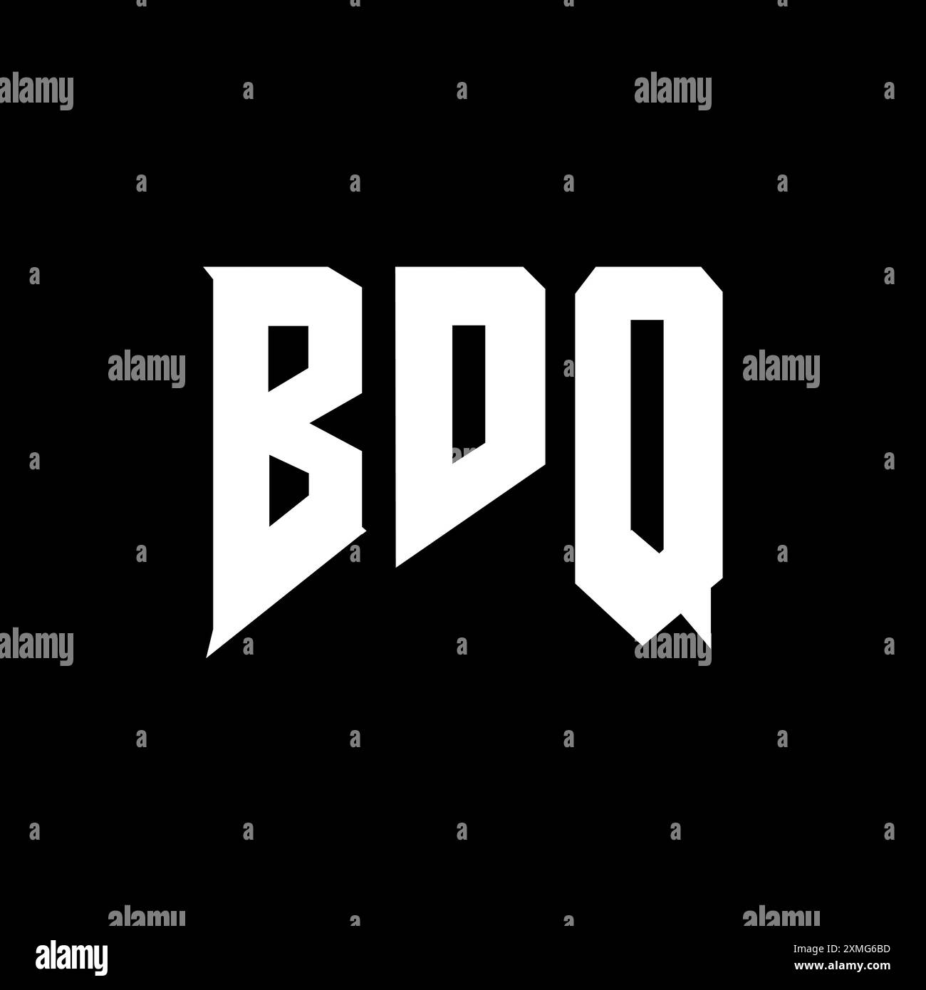 Bdq minimalist logo Stock Vector Images - Alamy