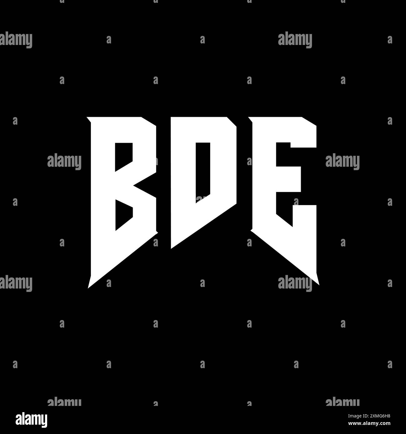 BDE letter logo design for technology company. BDE logo design black ...