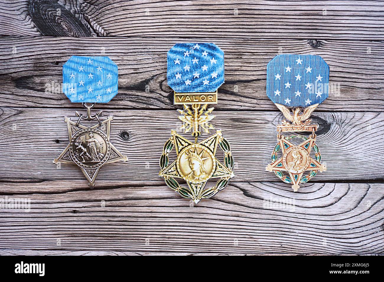 KYIV, UKRAINE - JULY 10, 2024 US Navy, Army and Air Force Medal Of ...