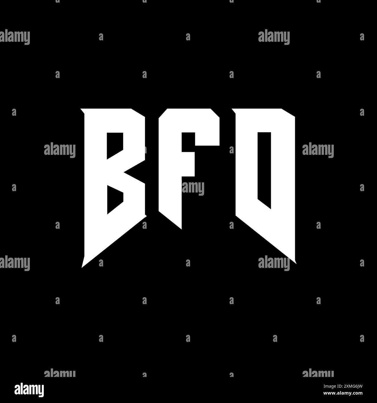 BFD letter logo design for technology company. BFD logo design black ...