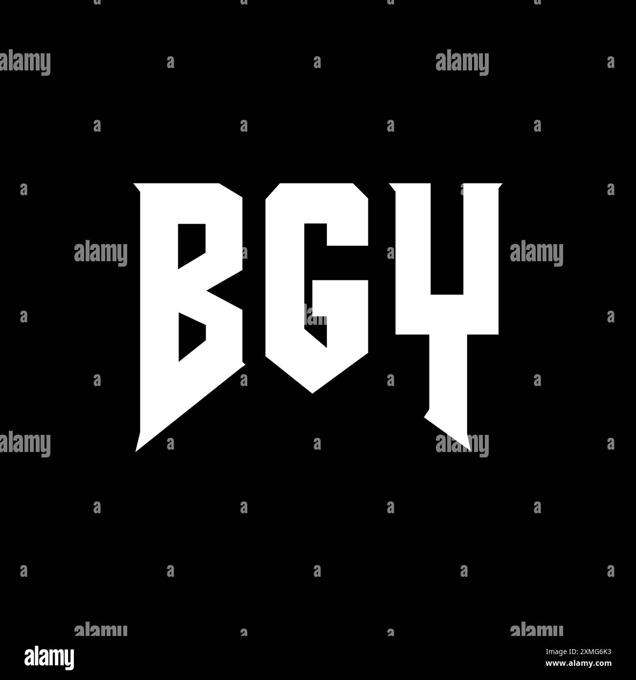 Bgy logo design Black and White Stock Photos & Images - Alamy