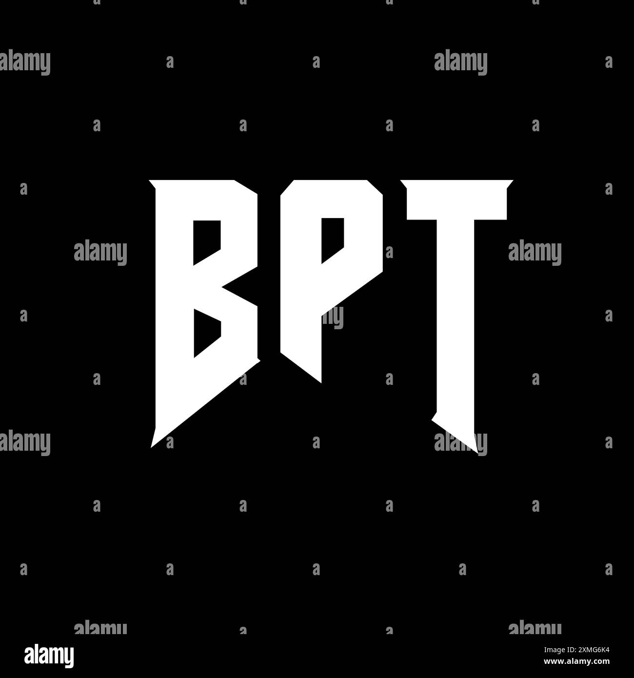 Bpt logo design Stock Vector Images - Alamy