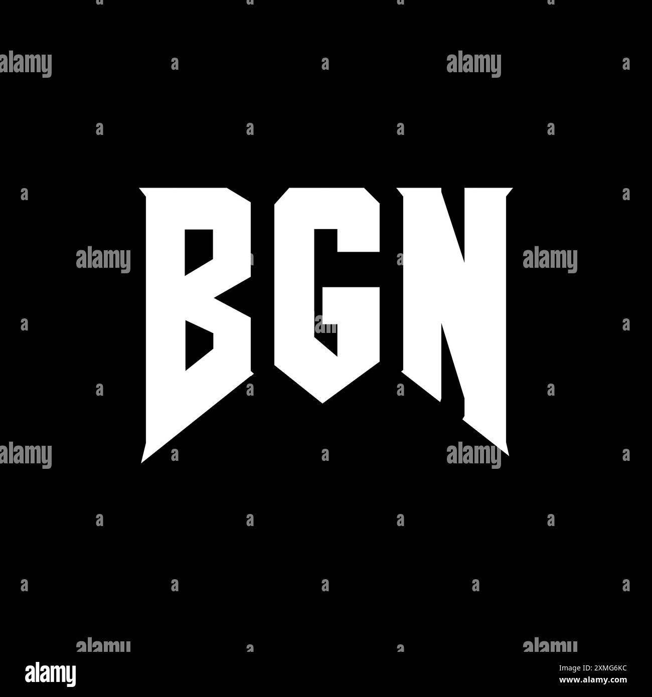 Bgn logo design hi-res stock photography and images - Alamy