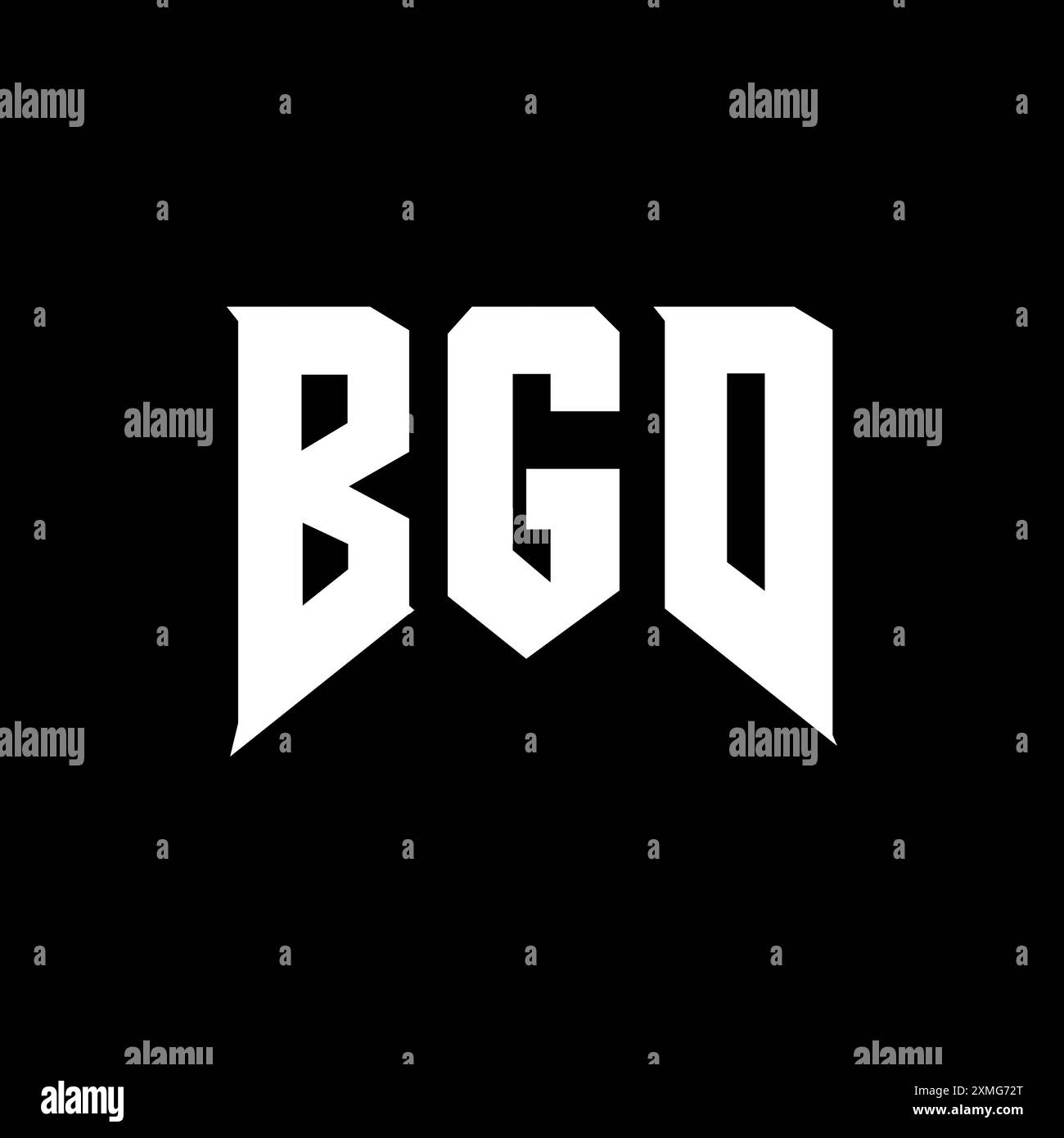 Bgd logo design Black and White Stock Photos & Images - Alamy