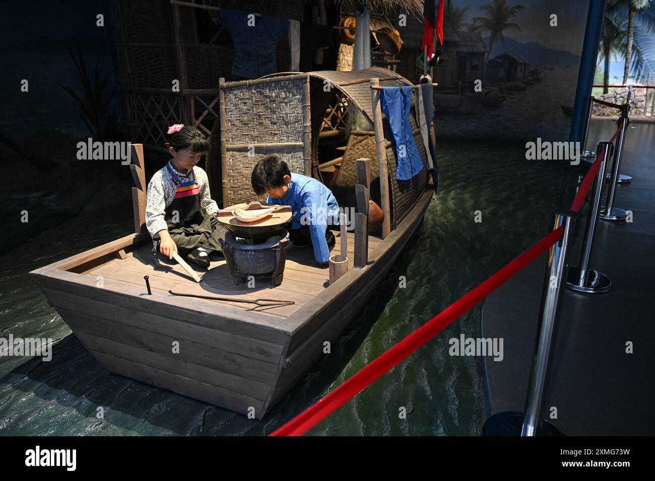 Haikou. 26th July, 2024. This photo taken on July 26, 2024 shows an ...