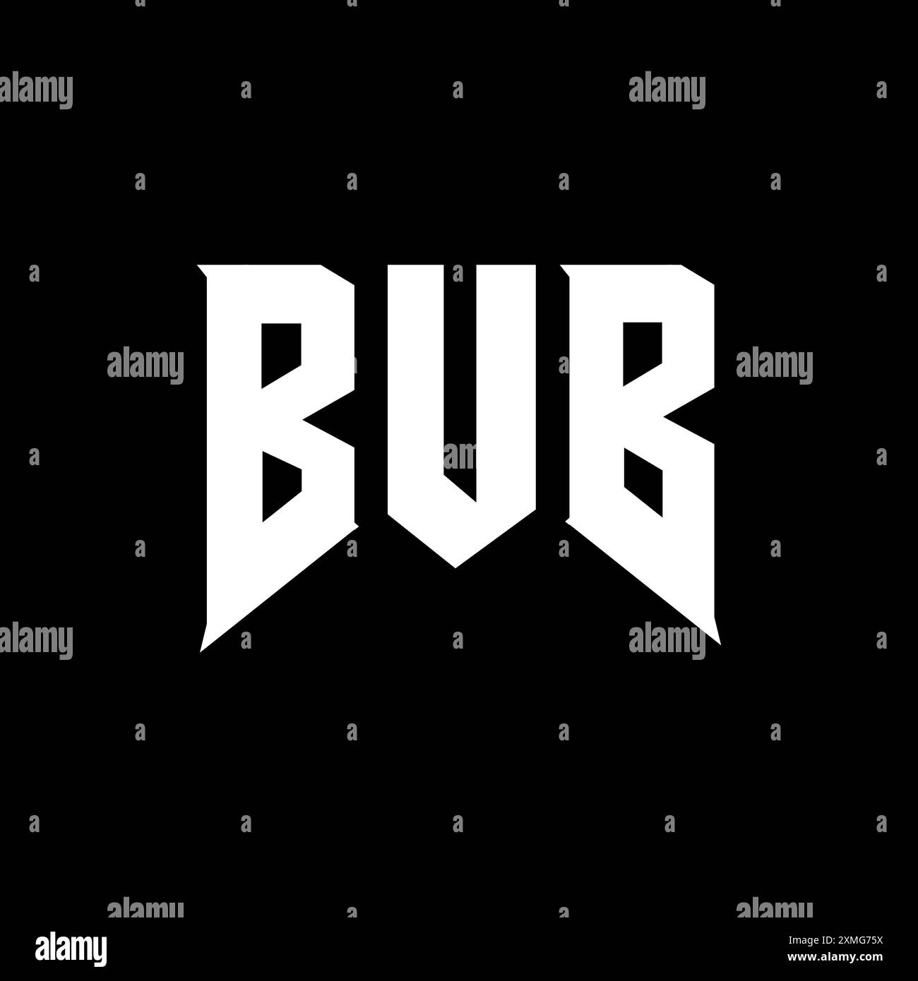 Bub logo design Stock Vector Images - Alamy