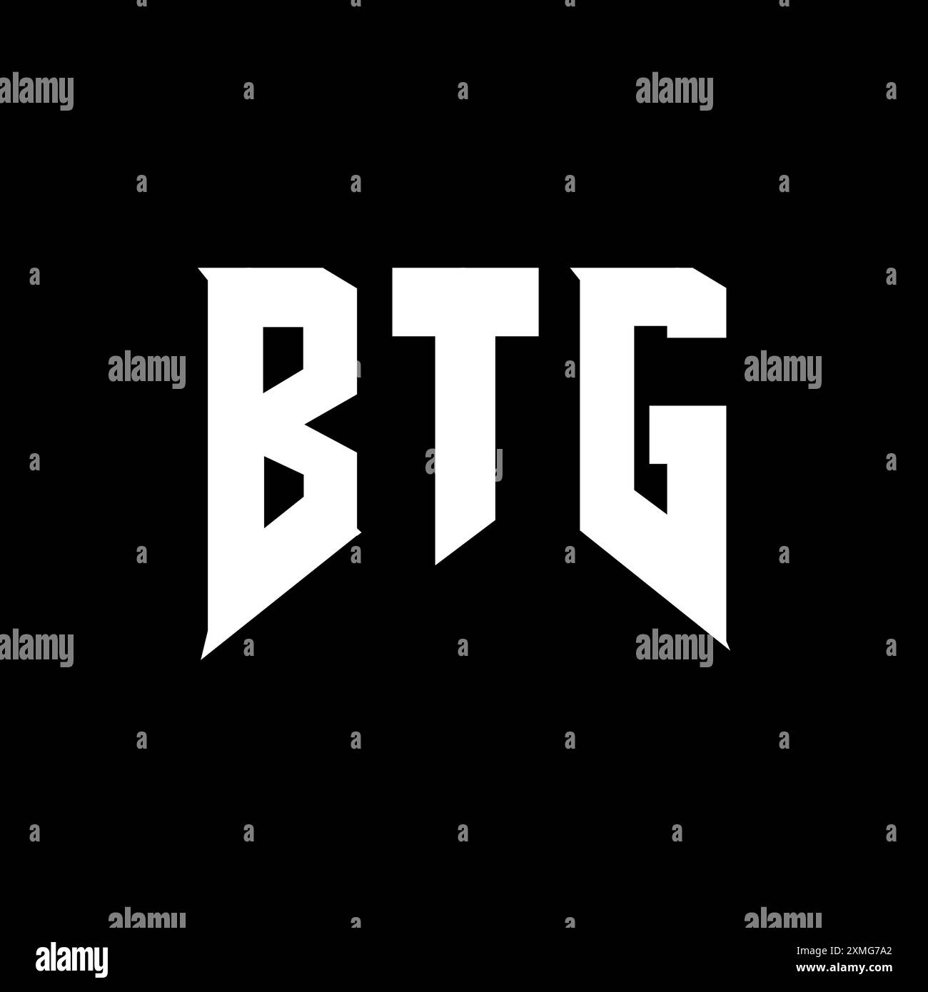 BTG letter logo design for technology company. BTG logo design black ...