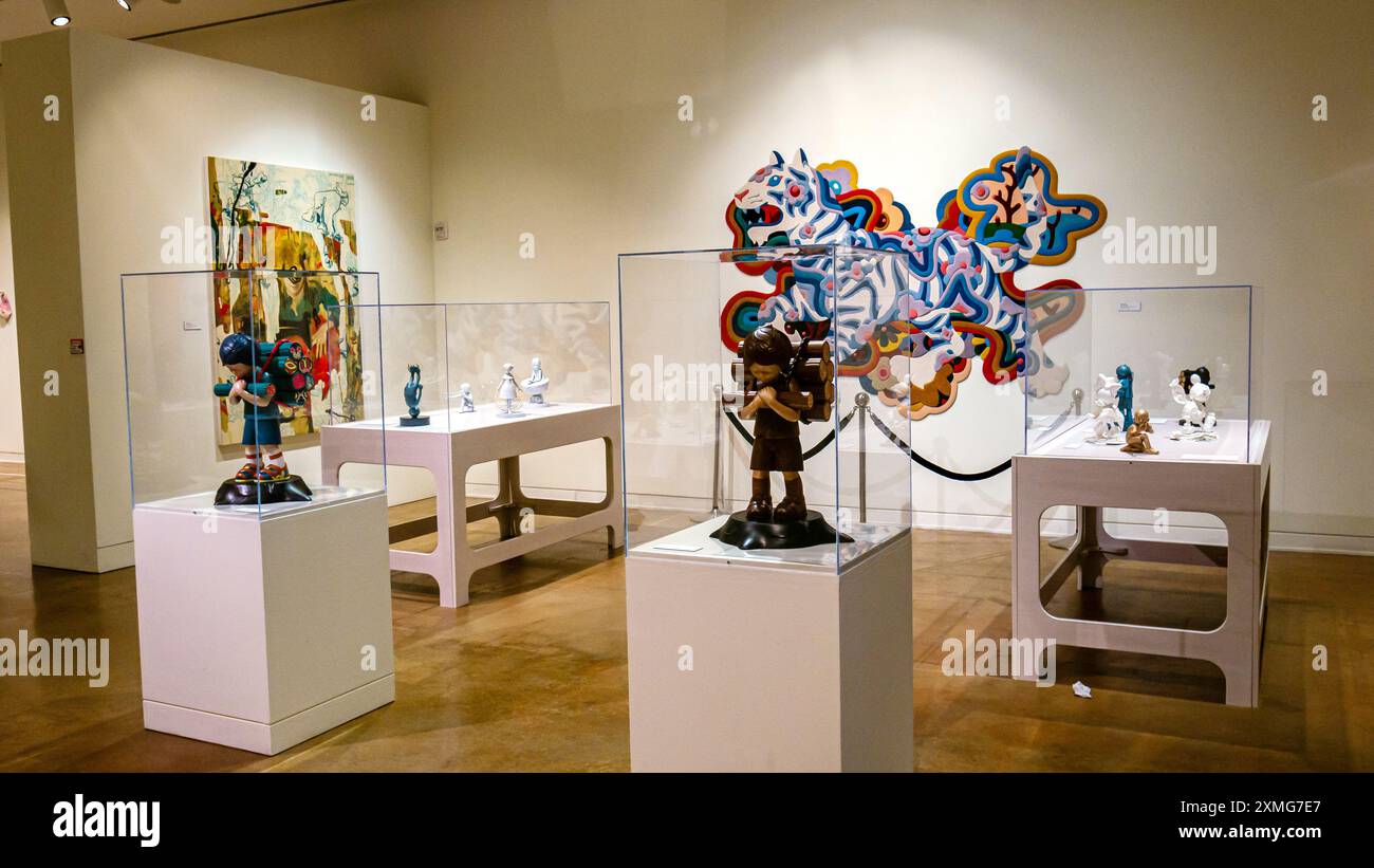 Los Angeles, USA. 27th July, 2024. Artworks by James Jean on display at ...