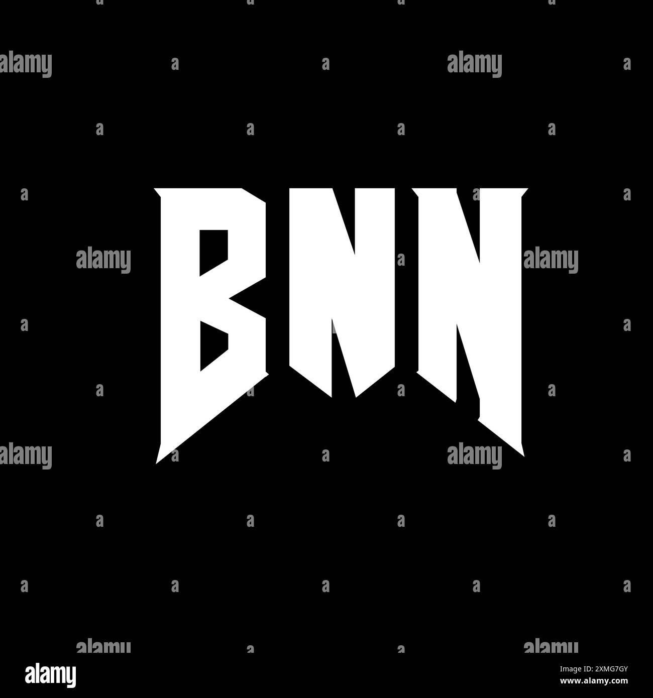 Bnn logo design hi-res stock photography and images - Alamy
