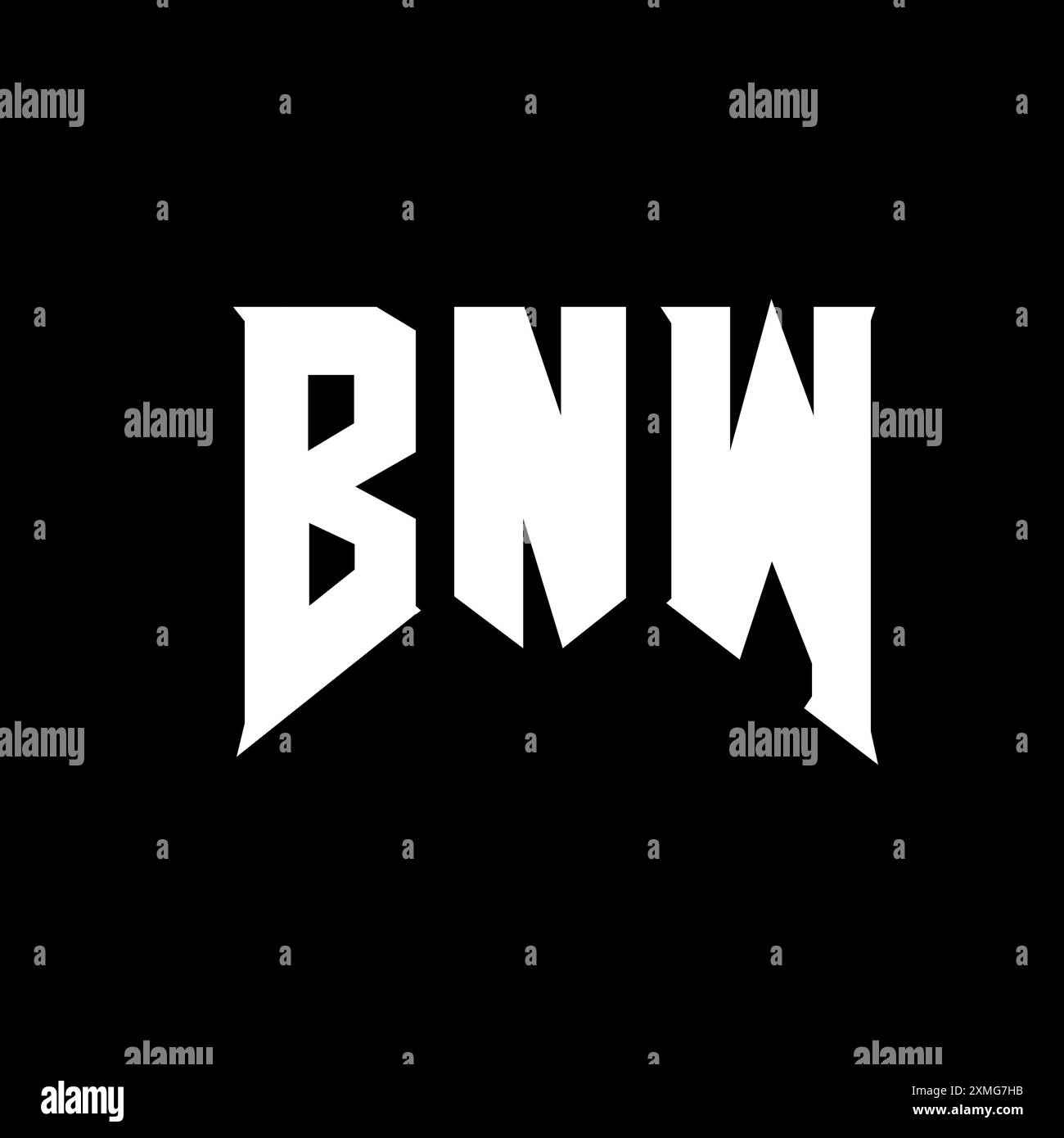 Bnw technology logo hi-res stock photography and images - Alamy