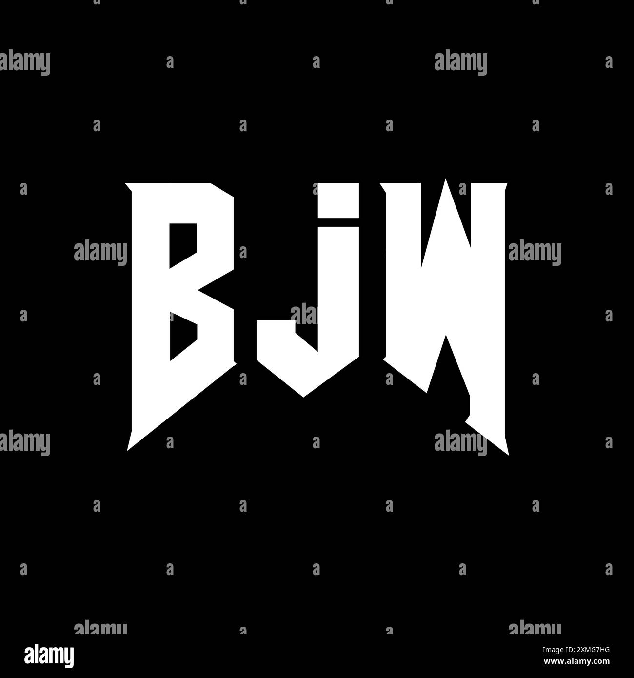 Bjw logo design hi-res stock photography and images - Alamy