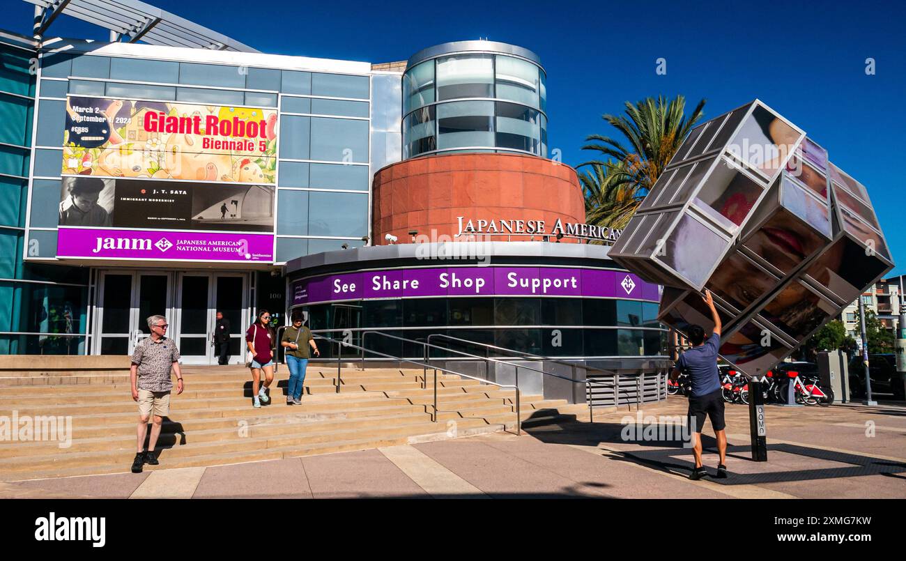 Los Angeles, USA. 27th July, 2024. The exterior of the Pavilion of the ...