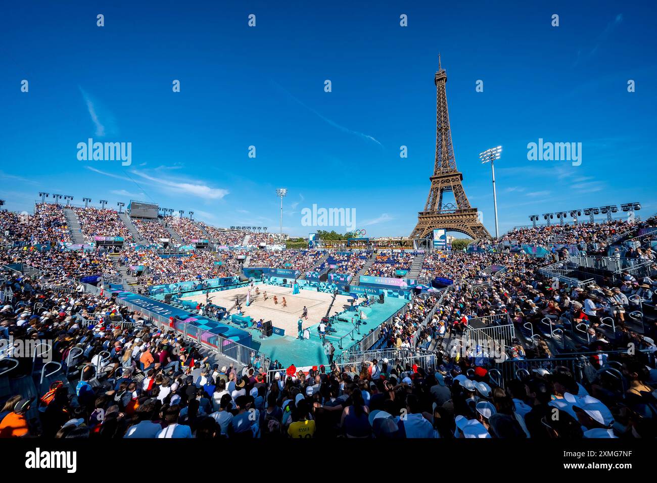 Paris, Ile de France, France. 28th July, 2024. The Stade Tour Eiffel ...