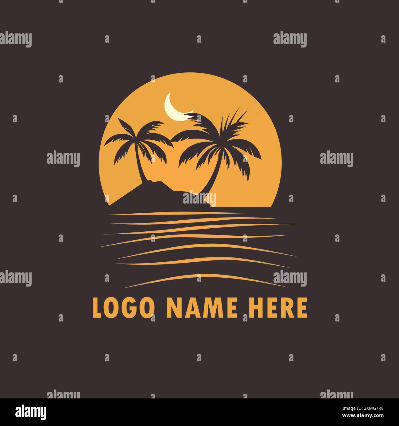 sun logo, beach logo, tropical sun logo, sunset logo, sunrise logo, sun ...