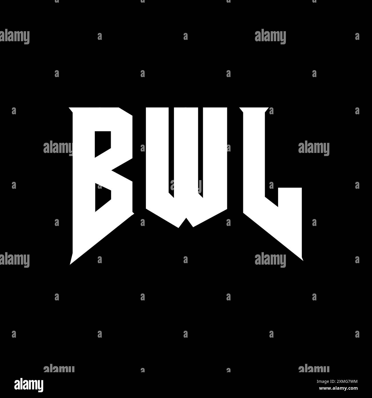 Bwl logo design hi-res stock photography and images - Alamy