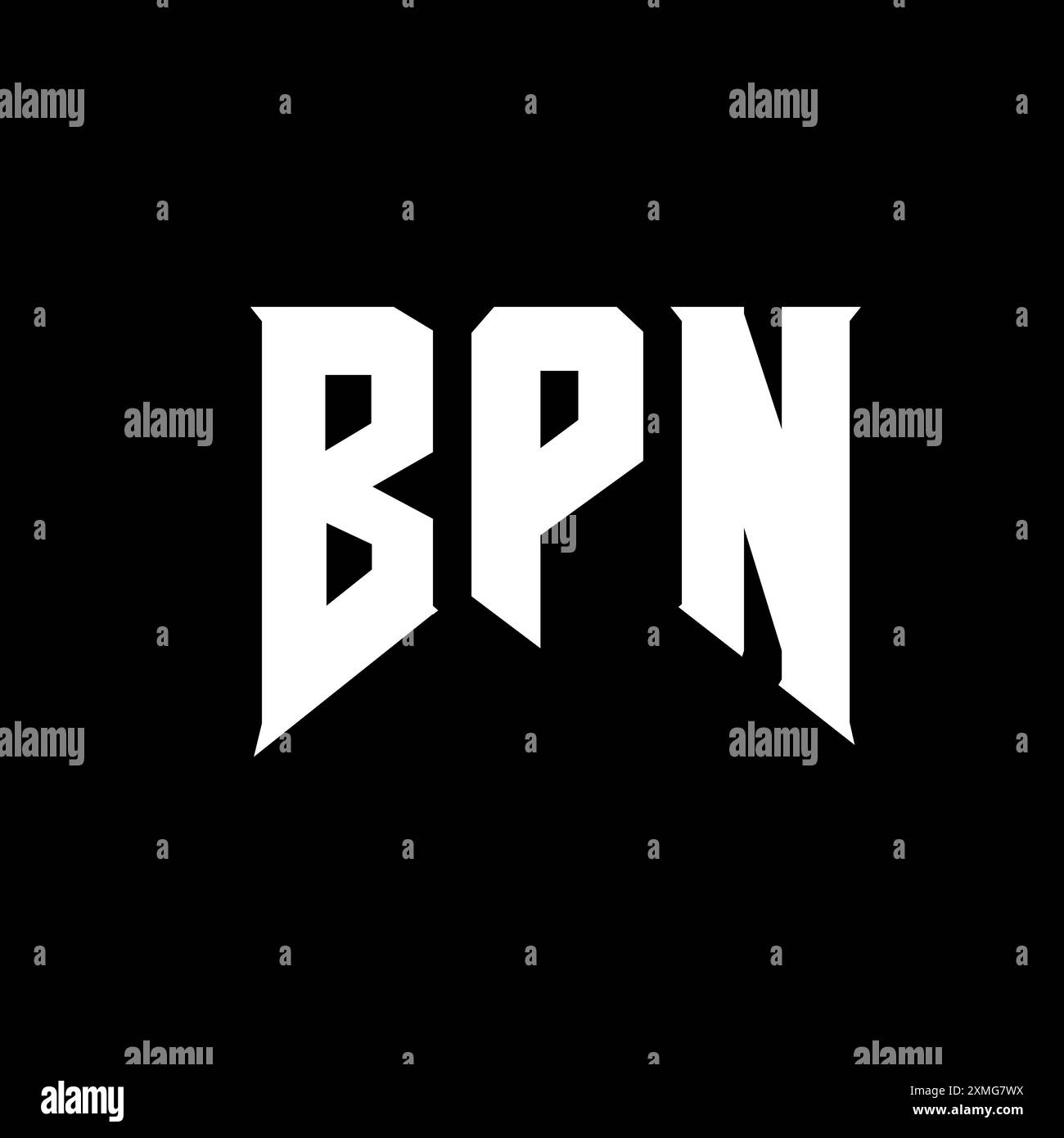 Bpn logo design Stock Vector Images - Alamy