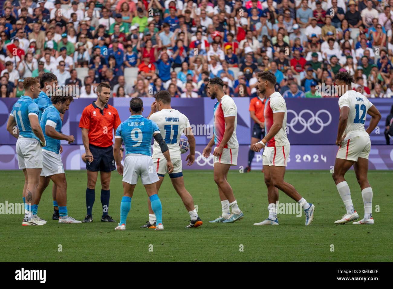 Paris, France - 07 24 2024: Olympic Games Paris 2024. View of the ...