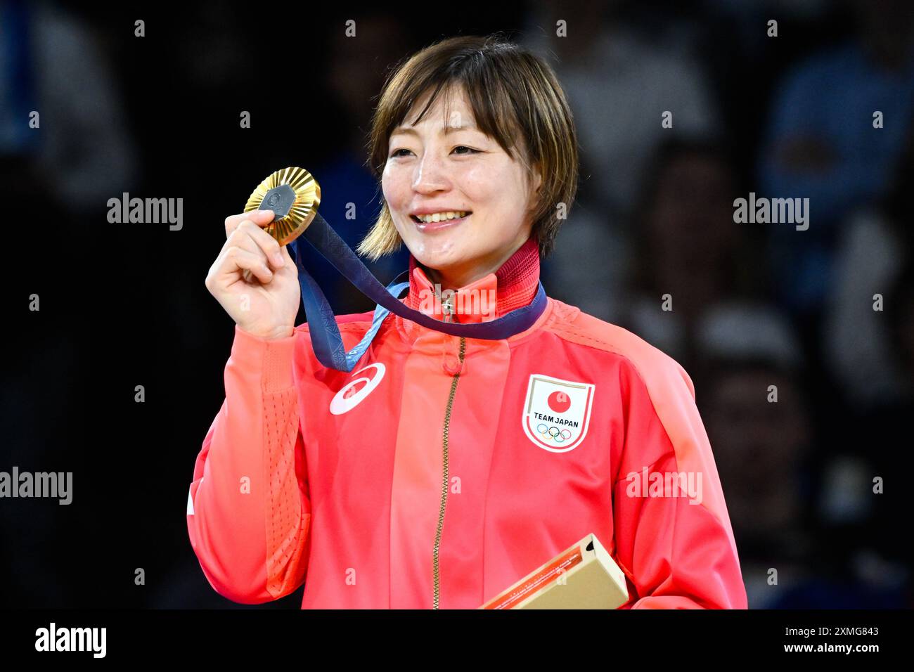 Paris, France. 27th July 2024. Natsumi Tsunoda ( JPN ) Gold, Judo ...