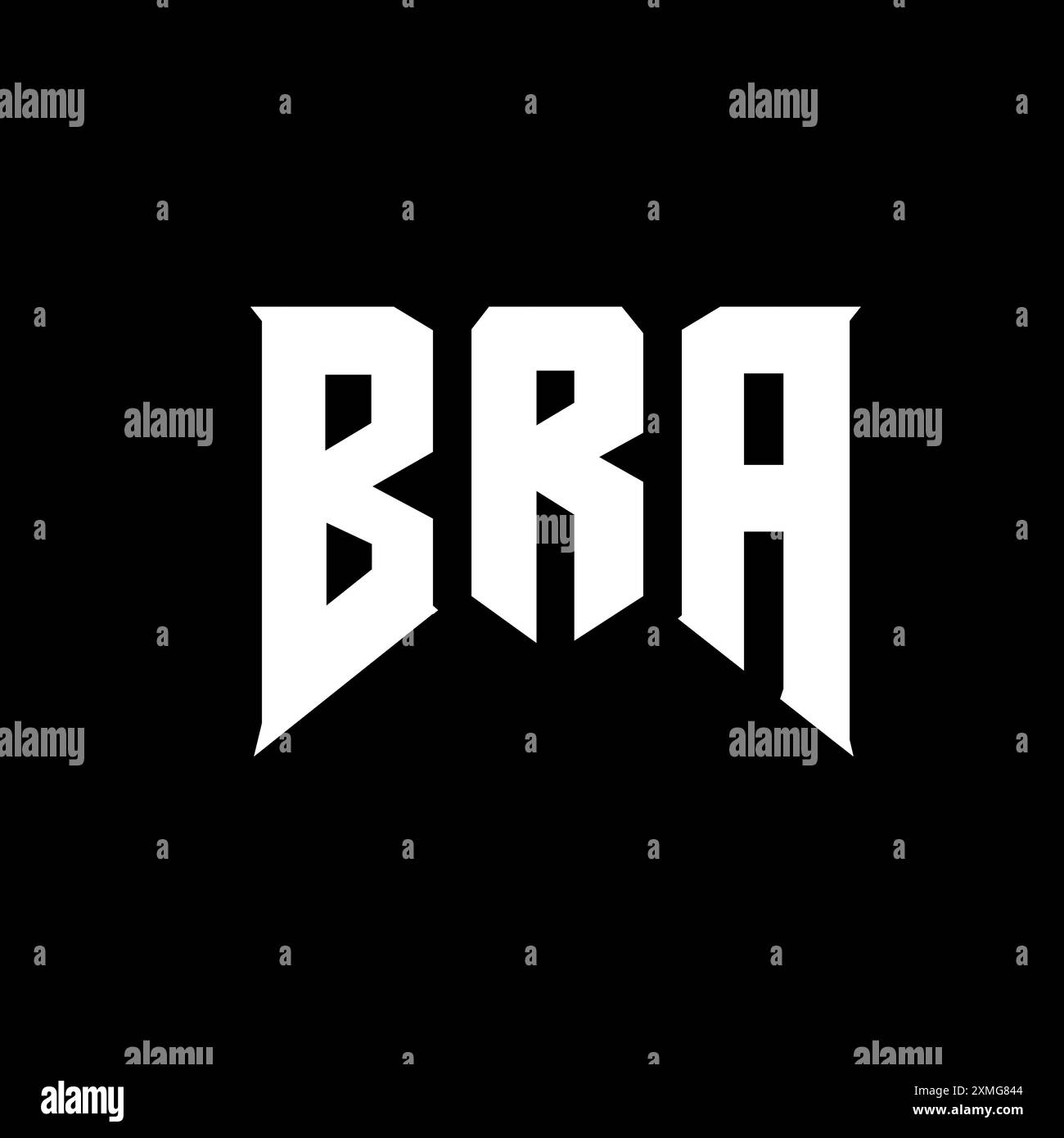 BRA letter logo design for technology company. BRA logo design black ...
