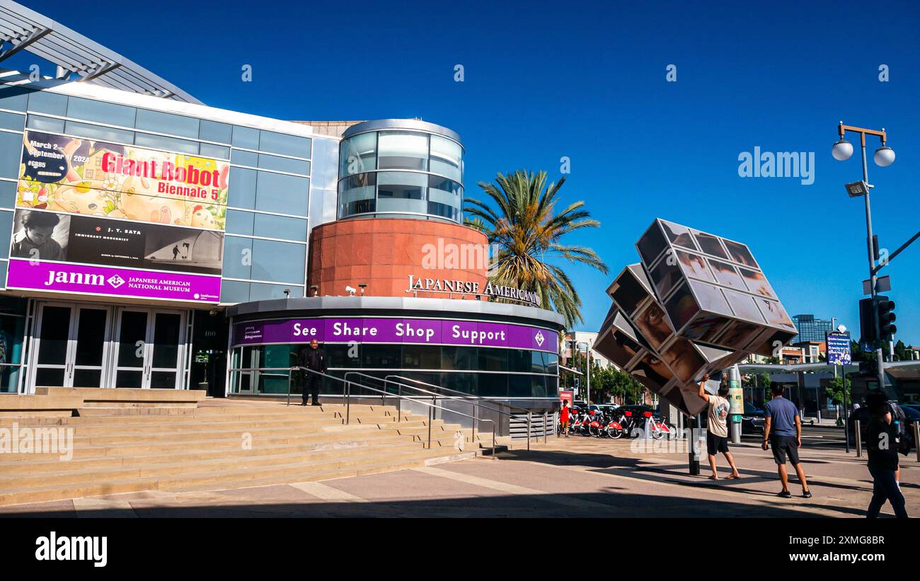 Los Angeles, USA. 27th July, 2024. The exterior of the Pavilion of the ...