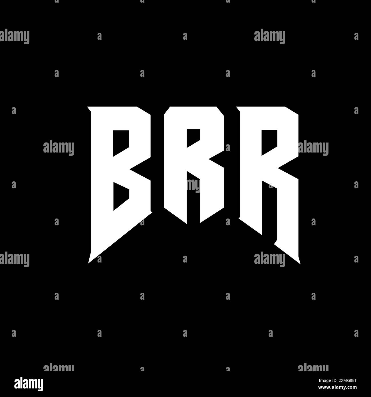 Brr logo design hi-res stock photography and images - Alamy