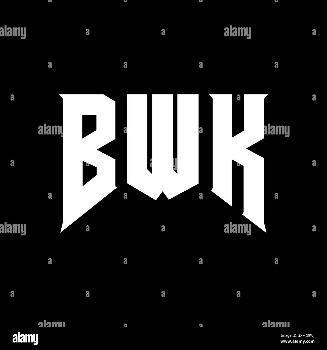 Bwk logo design hi-res stock photography and images - Alamy