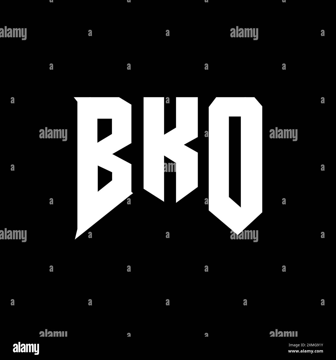 Bko logo design hi-res stock photography and images - Alamy