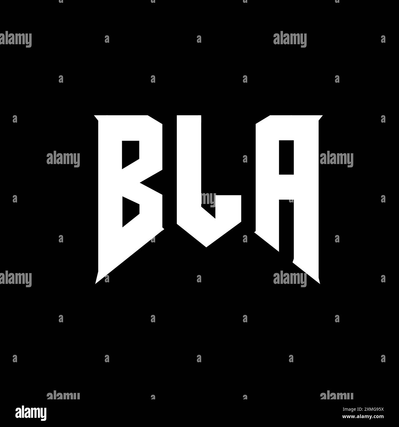 Bla business company logo Stock Vector Images - Alamy