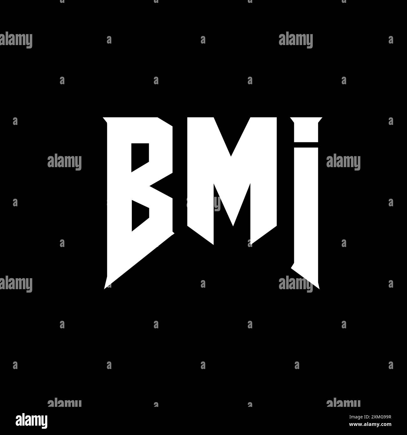 BMI letter logo design for technology company. BMI logo design black ...