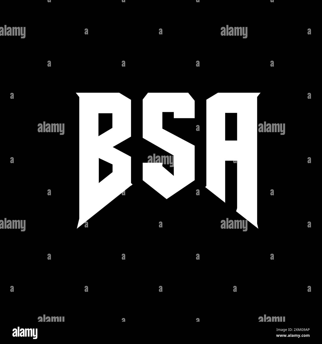 BSA letter logo design for technology company. BSA logo design black ...