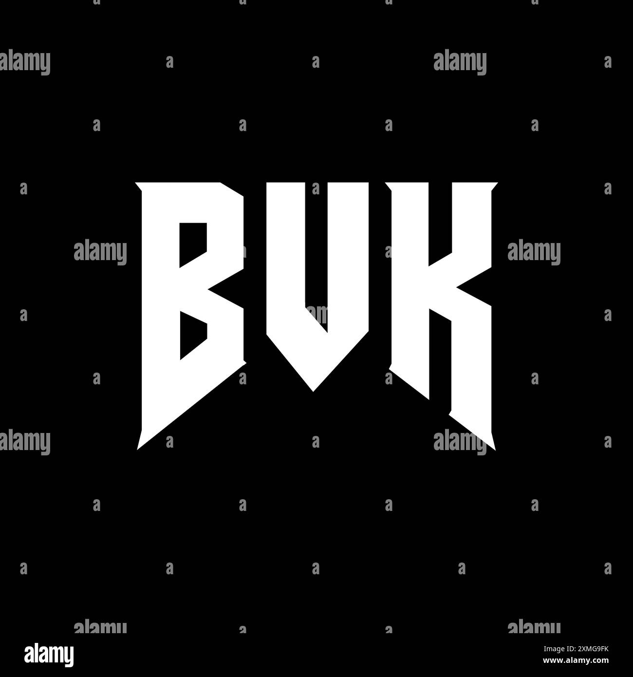 Bvk logo design hi-res stock photography and images - Alamy