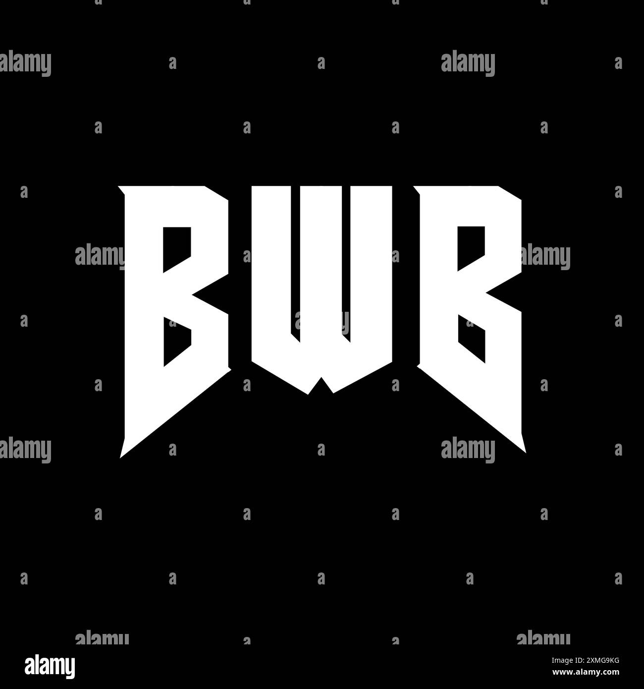 BWB letter logo design for technology company. BWB logo design black ...