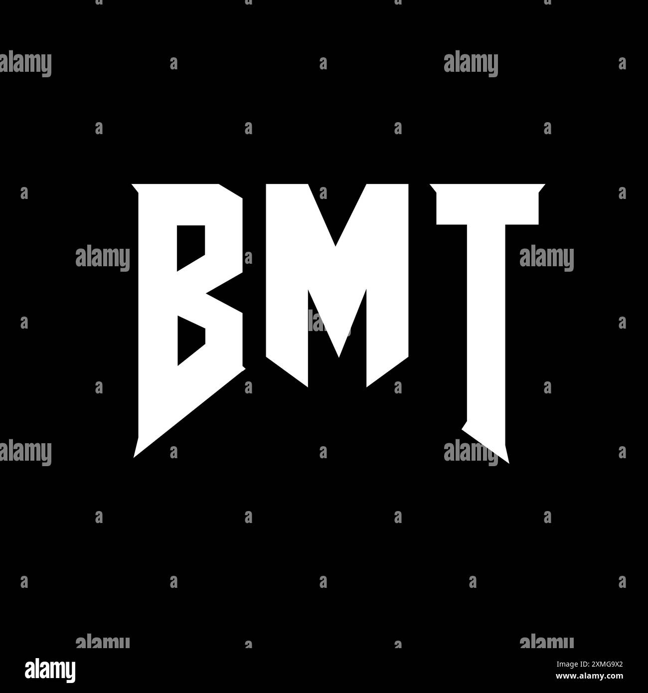 BMT letter logo design for technology company. BMT logo design black ...