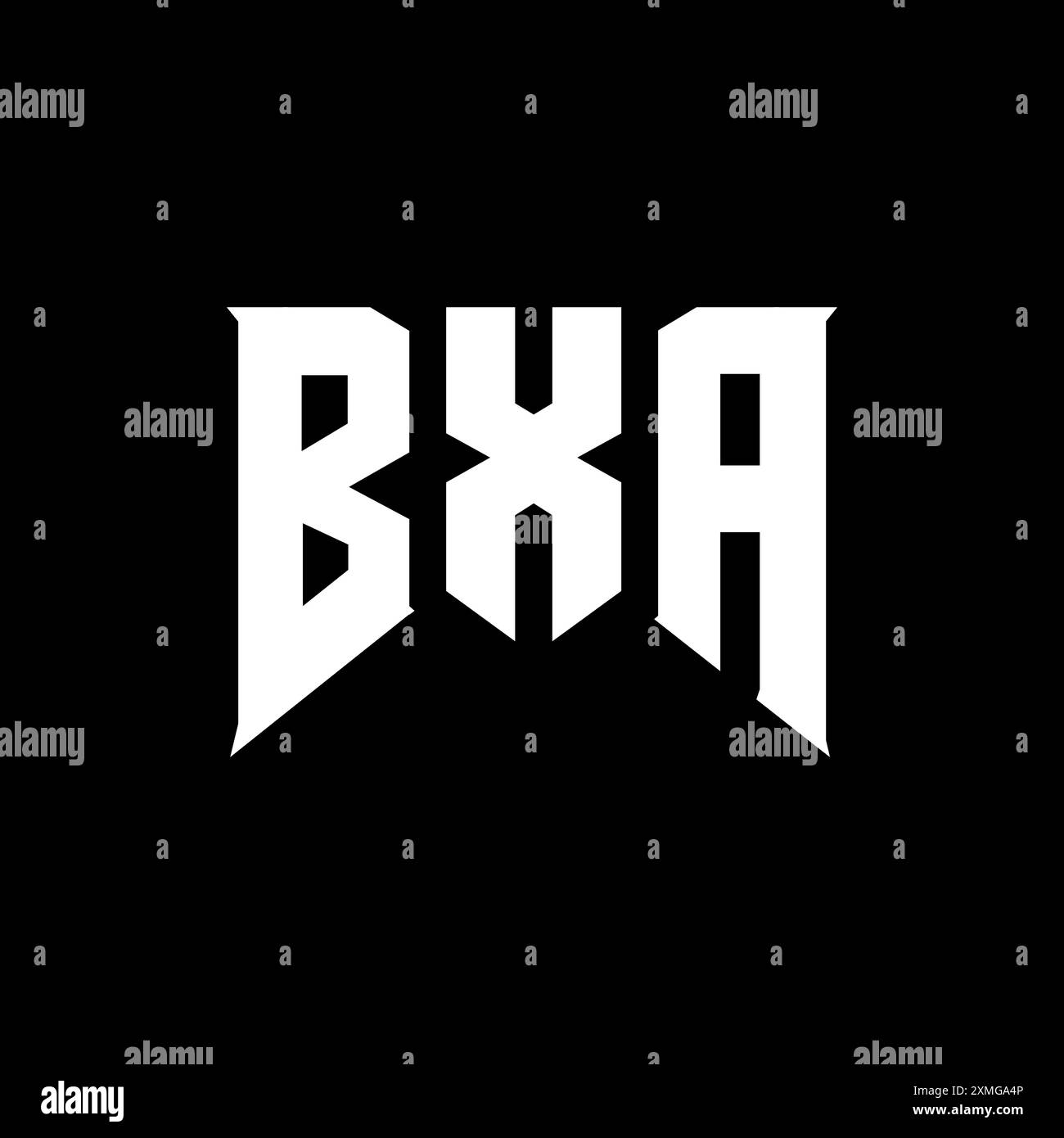 Bxa logo design hi-res stock photography and images - Alamy