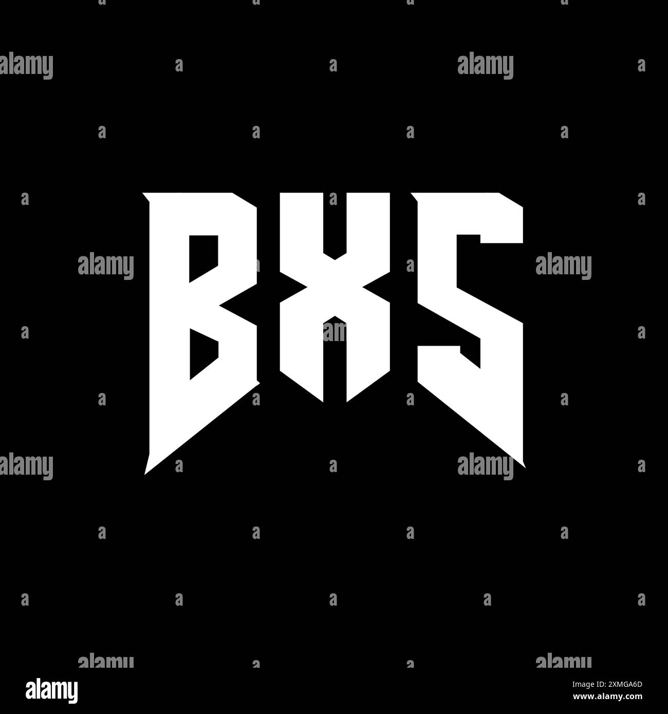Bxs logo design hi-res stock photography and images - Alamy